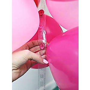 100pcs Blue Yellow White Balloon Garland & Arch Kit-100Pcs Latex Balloons, 16 Feets Arch Balloon Strip for Birthday Baby Shower Graduations Decorations