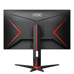 AOC Gaming 27G2SPU- 27 Inch FHD Monitor, 165Hz, IPS, 1ms MPRT, AMD FreeSync Premium, Speakers, Height Adjust, USB HUB (1920 x 1080 @ 165Hz 250 cd/m², HDMI 1.4/DP 1.2, USB 3.2), Black