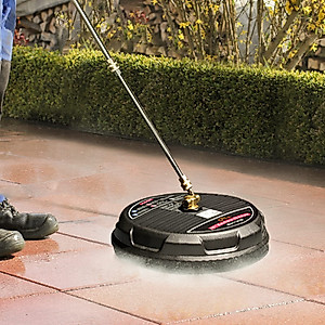 Twinkle Star Pressure Washer Surface Cleaner (15’‘, Black-3100PSI)