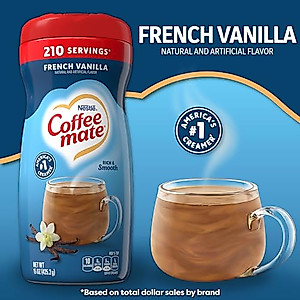 Nestle Coffee mate French Vanilla Powder Coffee Creamer 1 Pack (15 Oz)