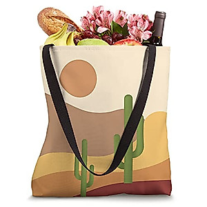 Cute Desert Cactus Terracotta Southwestern Aesthetic Boho Tote Bag
