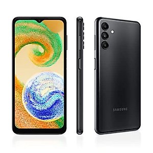 SAMSUNG Galaxy A04S 4G LTE (64GB + 4GB) Unlocked Worldwide (Only T-Mobile/Mint/Metro USA Market) 6.5" 50MP Triple Camera + (w/Fast Car Charger) (Black)