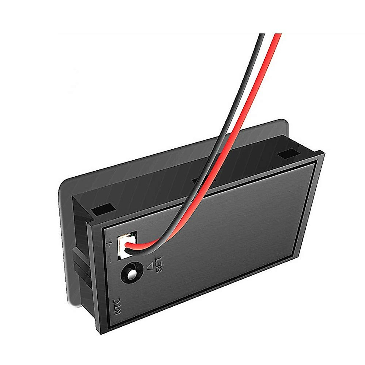 Battery Capacity Voltage Meter 0-179℉ Temperature Monitor 12V 24V 36V 48V Lead Acid Battery Lithium Battery Gauge Meter (36V)