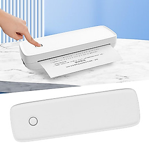 Gearwell Mini Printer Mini Thermal Printer Printer, Thermal Printer, USB BT 203dpi Ink Mini Portable Printing Machine, for Home Work Travel