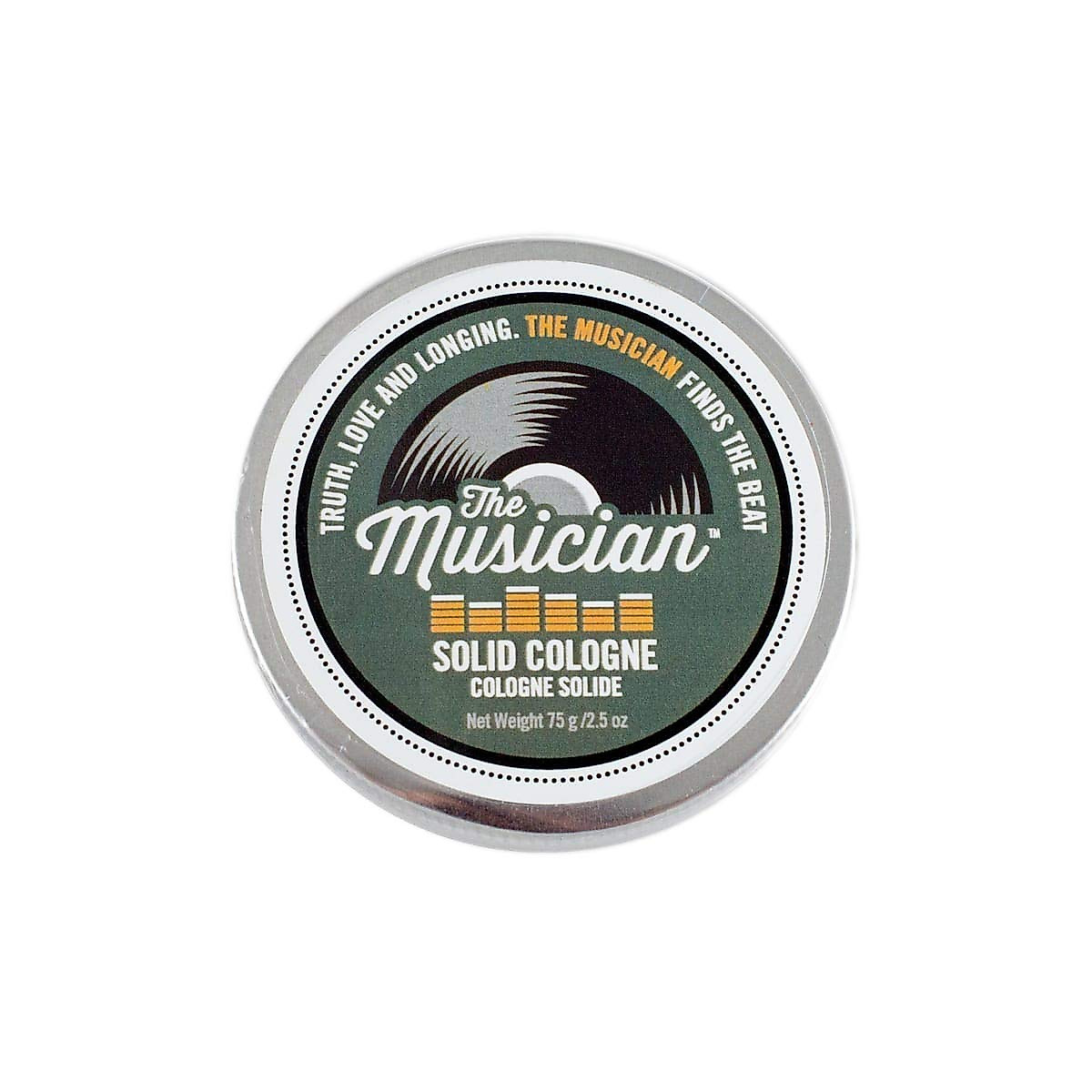Walton Wood Farm Solid Cologne (The Musician) Vanilla Bean & Musk Scent Vegetarian Friendly, and Paraben-Free 2.5 oz