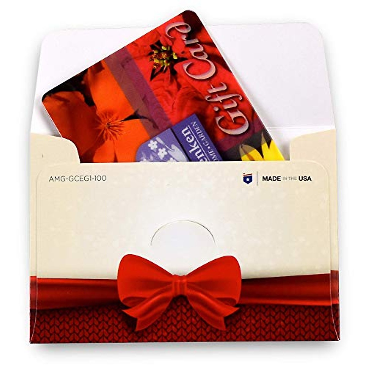 100 Guardian Gift Card Envelopes – Gift Card Holder w/Bow – Small Envelopes – Use as Congratulatory or Birthday Gift Card Holder or Key Card Holder – Mini Envelopes (Bows)