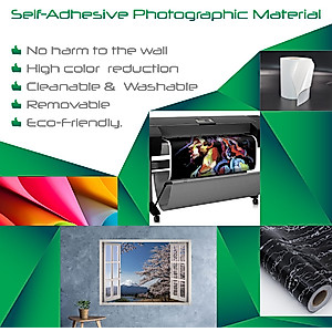 Flower Garden Landscape Window 3D Wall Decal Art Removable Wallpaper Mural Sticker Vinyl Home Decor West Mountain™ W43 (Medium (32''W x 23''H))