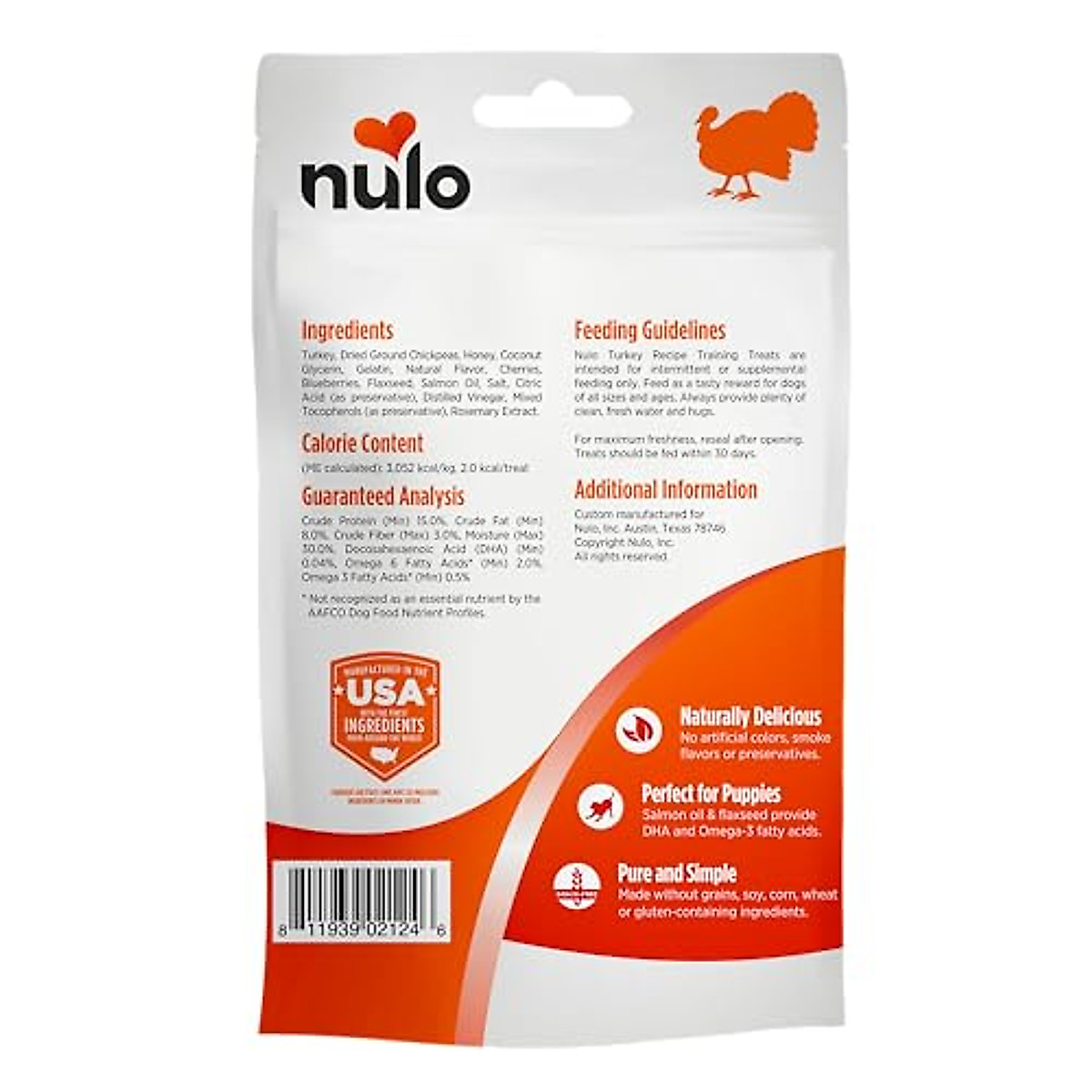 Nulo Freestyle Grain-Free Healthy Dog and Puppy Training Treats, Low Calorie Treats Made with Superfood Boost Ingredients, 2 Calories per Treat , 4 Ounce (Pack of 1)