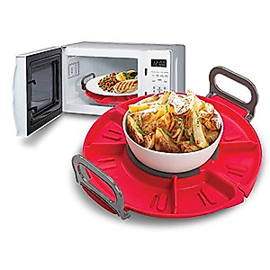 Mobi Folding Microwave Tray, Poppy Red