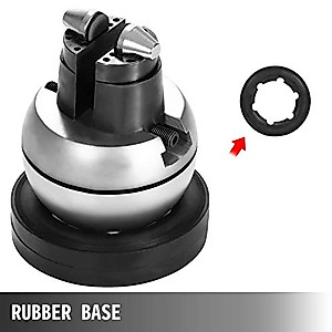 VEVOR Ball Vise 5" Engraving Setting Tool 360°Rotation Engraving Block Vise 34 PCS Attachment Jewelry Engraving Block Tools Standard Block(5inch)