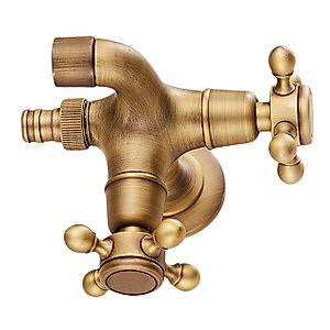Angoily 1pc Antique Faucet European Style Bath Taps Farmhouse Retro Faucet Vintage Style Faucet Lavatory Faucet Kitchen Tap Knobs Kitchen Faucet Kitchen Fauvet Copper Faucet Household