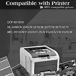 High Yield TN210 TN210BK Toner Cartridge Replacement for Brother TN-210 HL-3040CN HL-3045CN HL-3070CW HL-3075CW MFC-9010CN MFC-9120CN MFC-9125CN MFC-9320CW Printer Toner (Black, 2-Pack)