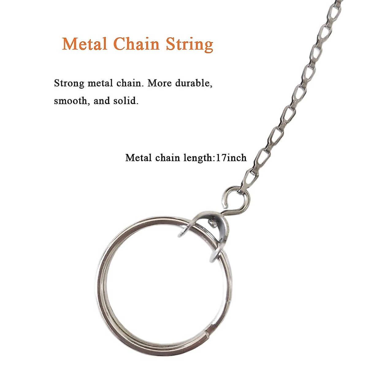 Badge Reels Retractable 2Pack Heavy Duty Badge Reel with Metal Chain, WENSUNNIE Metal ID Nurse Badge Reel Retractable Card Holder Keychain with Clip for Nurse Accessories for Work