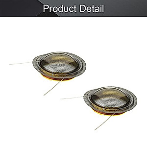 Fielect 20.4mm Tweeter Voice Coil Audio Speaker High Tone Silk Dome Tweeter Accessory for Audio Replacement 2Pcs