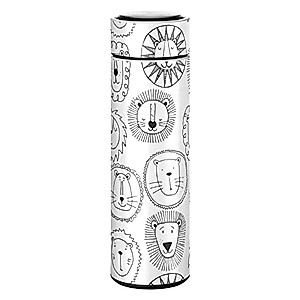 CaTaKu Cartoon Lions Head Water Bottle Insulated 16 oz Stainless Steel Flask Thermos Bottle for Coffee Water Drink Reusable Wide Mouth Vacuum Travel Mug