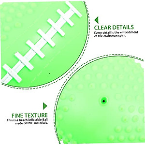 VANZACK 5pcs Swimming Toy for Toys Blow Green Inflatable Giant Sand Ball Party Water Funny Summer Pool Outdoor & Balls Sport Lightweight Footballs Kids Football Favors Up Sports Beach Or