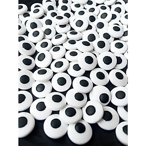 Weraru Big Candy Eyeballs Eye Ball Sweets Cake Cupcake Toppers Cookie Dessert Sprinkles Decorations for Birthday Party Supplies 4.2Ounce