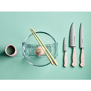 WÜSTHOF Classic Pink Himalayan Salt 8 Piece Knife Block Set