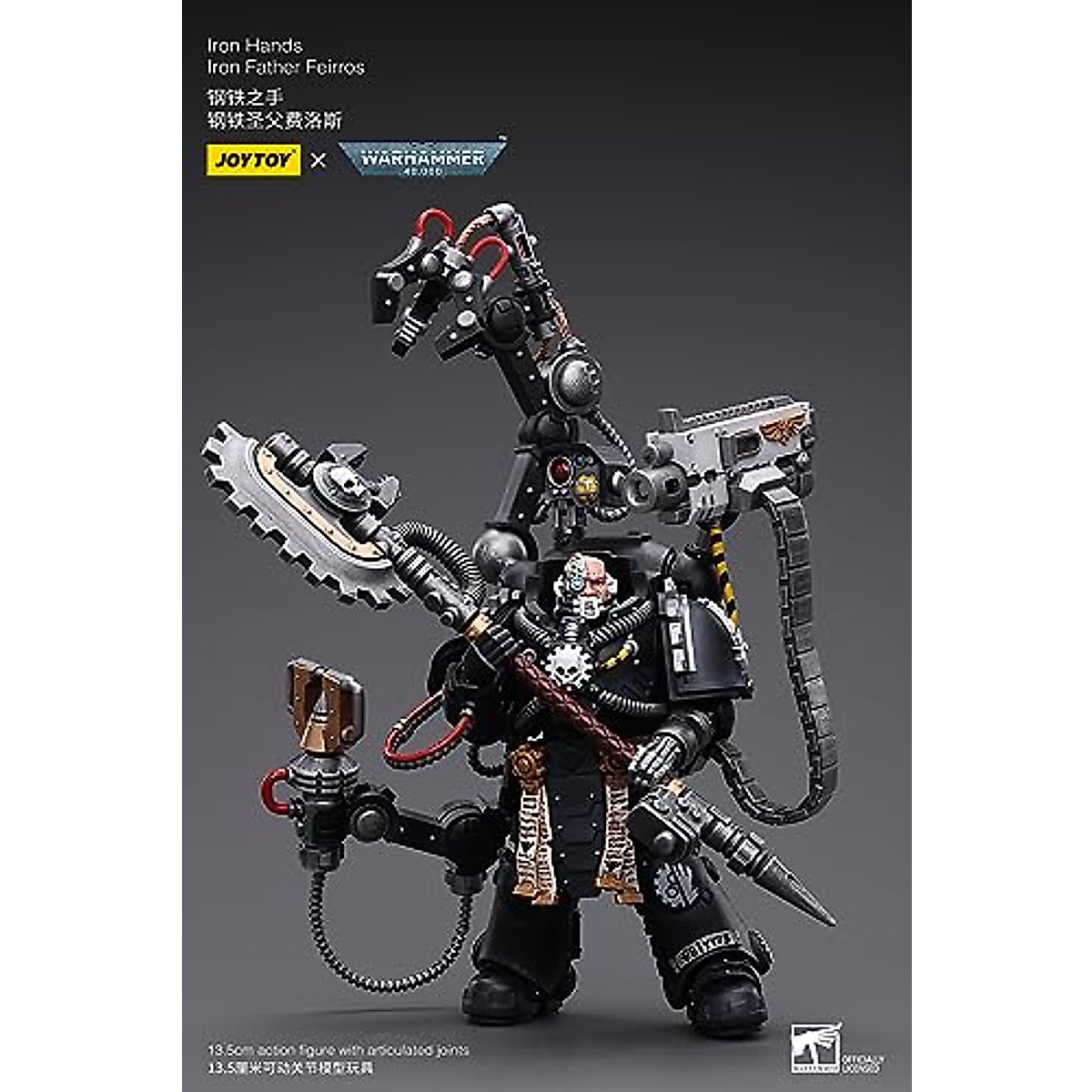 JoyToy Warhammer 40K: Iron Hands Iron Father Feirros 1:18 Scale Action Figure