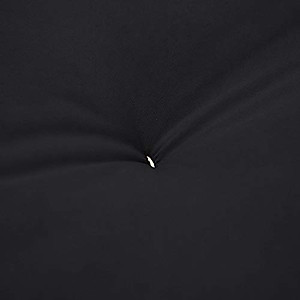 Trupedic Poly Solid Futon Mattress, 6-inch, Black
