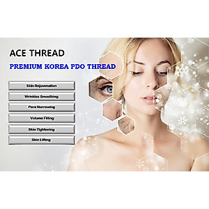 ACE - Multi Thread/L Cannular PDO thread for Forehead/Nose/Nasolabial Folds (23G38/50mm)