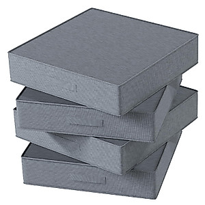AOFEITE Outdoor Olefin Chair Cushions 22"x22"x5" Set of 4 Waterproof Patio Seat Cushions for Patio Furniture with 4-Level Color Fastness Sofa Pads with Handle DIY Straps for Yard Garden, Light Gray