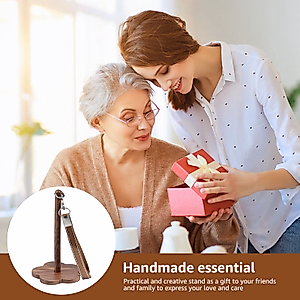 DJAPWPX Wrist Yarn Holder Portable Yarn Holder with Wrist and Crossbody Strap Wooden Yarn Spinner Lightweight Yarn Ball Holder Compact Yarn Minder for Crocheting Knitting Craft Lovers Beginners