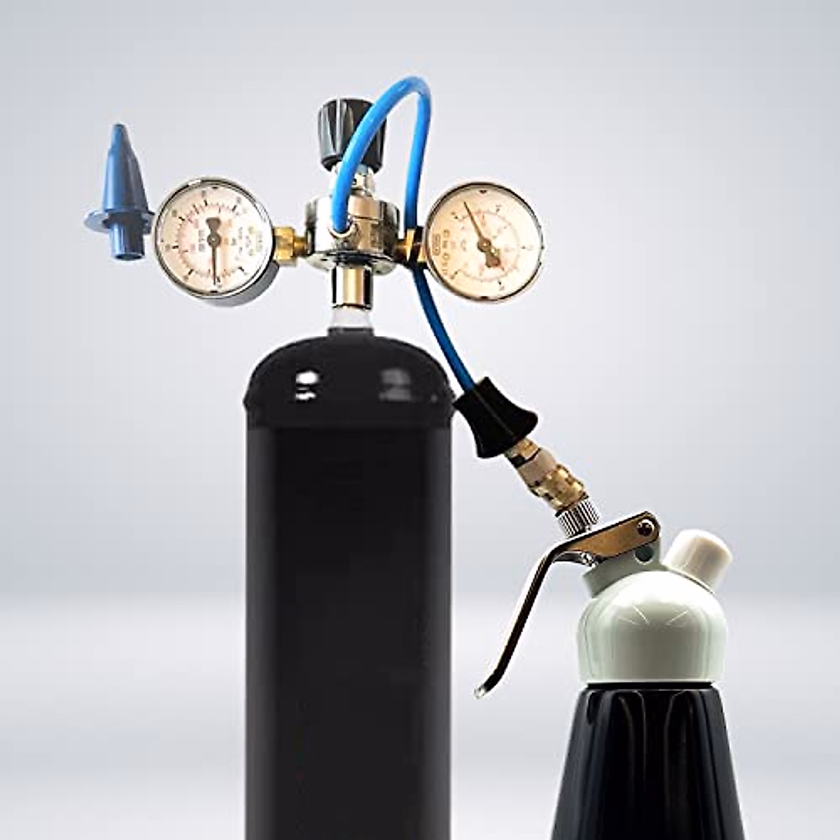 GOO Premium Whipped Cream Charger - Food Grade Nitrous Oxide Tank - For Any Standard Whipping Cream Dispenser - Pure Flavored N2O Whip Cream Chargers - Kiwi Strawberry Flavor - 615g Cylinder