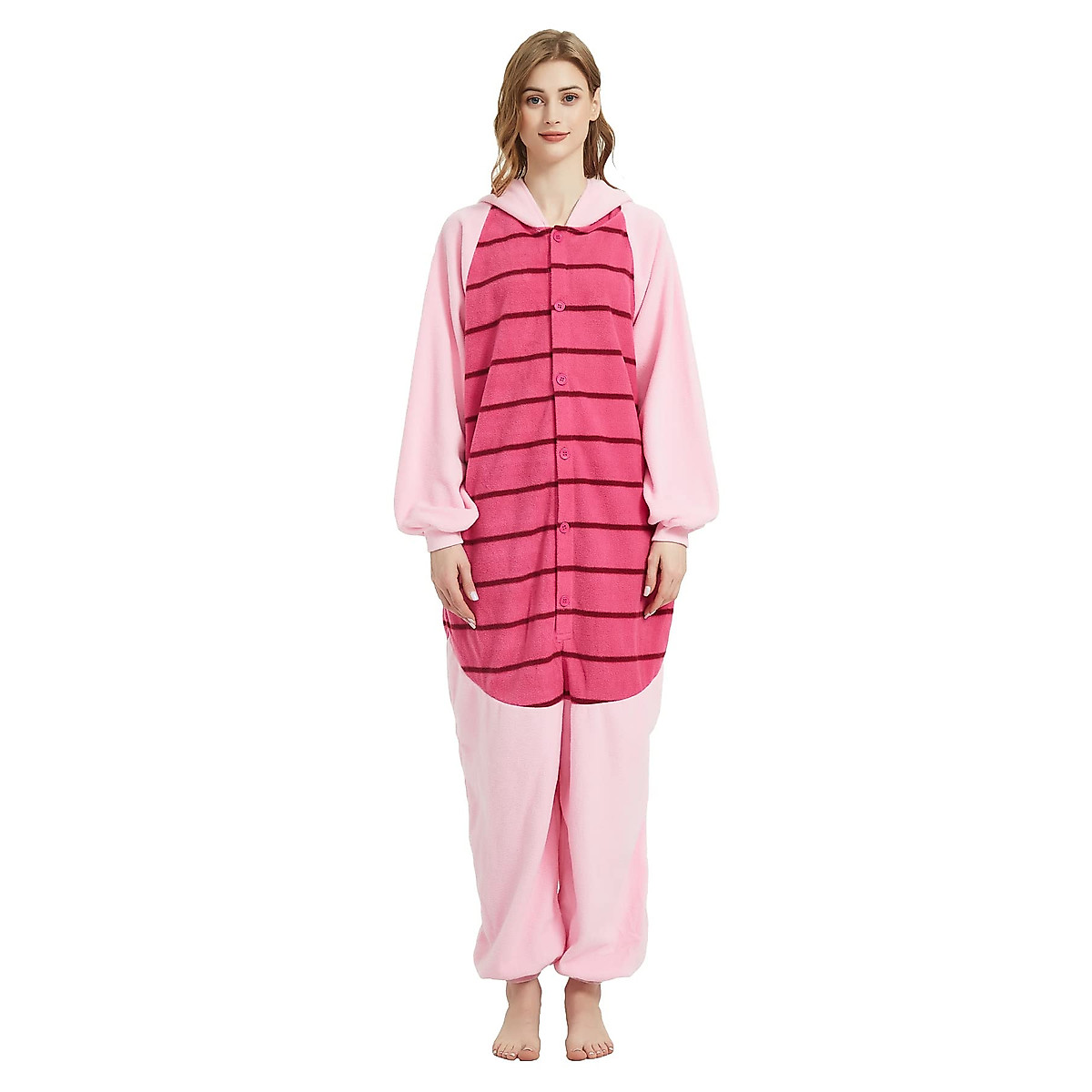 ECOCNACH Animal Onesie Adult Unisex One-Piece Pajamas Cosplay Costume For Men Women