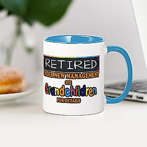 CafePress Retired Under New Management Mugs Ceramic Coffee Mug, Tea Cup 11 oz