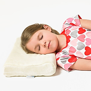 High Grade Memory Foam Toddler Pillow with Velour Cover, Super Soft, Breathable, Washable