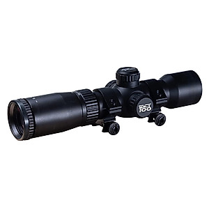 EXCALIBUR Tact-100 Durable Lightweight Waterproof Fogproof Adjustable 30mm Tube Crossbow Scope with Illuminated Red/Green Reticle