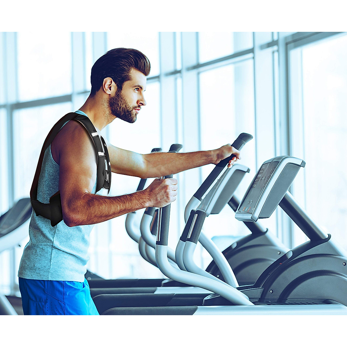 Aduro Sport Weighted Vest Workout Equipment, 4lbs/6lbs/12lbs/20lbs/25lbs Body Weight Vest for Men, Women, Kids (20 Pounds (9.07 KG))