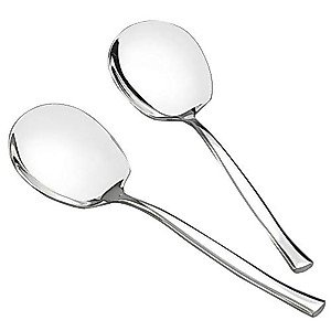 Idotry 8-Piece Stainless Steel Buffet Serving Spoon, Large Serving Spoon