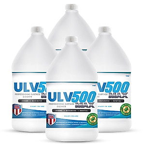 Petra ULV500 Hypochlorous Acid 500PPM (4 Gallons) For ULV Foggers & Handheld Atomizers, For Dental And Medical Professionals, HOCL Professional Surface Cleaner