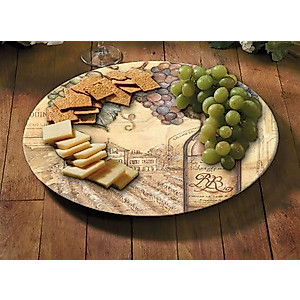 CounterArt Vineyards Glass Lazy Susan