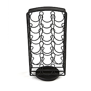 Mind Reader Carousel Coffee Pod Holder, 3.5 x 6.5 x 12, Black
