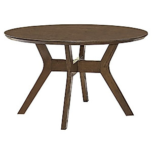 Homelegance Edam 52" Round Dining Table, Oak