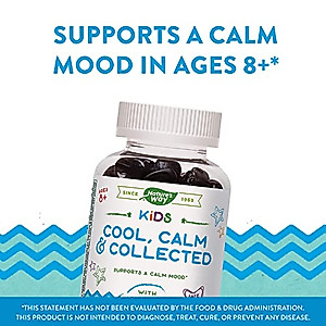 Nature's Way Kids Cool, Calm & Collected, Ages 8+, Grape Flavored, 40 Vegetarian Gummies