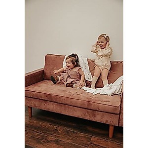 Brilliant Bambino - Baby Swaddle Blanket - 2 Pack | Boho Rainbows + Raindrops Set | Muslin Cotton Blend | Newborn Essentials | Boys & Girls Baby Stuff | Receiving Blanket | Rainbow Baby |