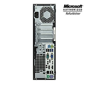 HP ProDesk 600 G1 SFF Desktop PC - Intel Quad Core i5 4570 3.2Ghz 16GB DDR3 RAM, 1TB SSD, DVD, Display Port, USB 3.0, VGA, Keyboard, Mouse, WiFi Adapter, Windows 10 Pro(Renewed)