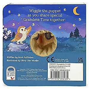 Grandma & Me Children's Finger Puppet Board Book, Ages 1-4