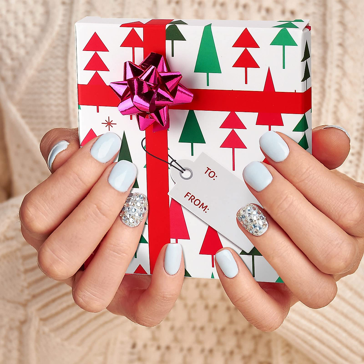 12 Pack Christmas Card Holders Boxes with Bow, Boxes for Gifts Christmas Money Holder Money Box Gift Wrap Boxes for Xmas, Party Favors