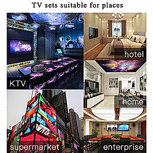 Zzmop Digital Smart TV,1080p Ultra HD LED TV with Widescreen Monitor,4K HD Quality,24 Inch,32Inch,for Home,Commercial,Black.