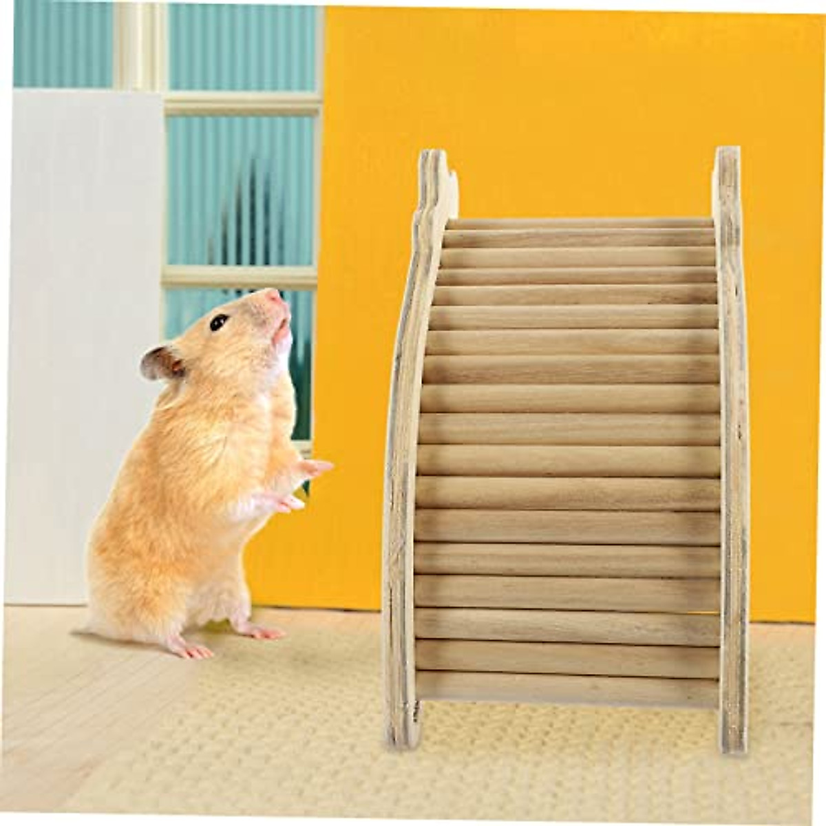 Mipcase 3pcs Hamster Climbing Ladder Rat Biting Toy Hamster Toys Chinchilla Climbing Toy Hamster Ladder Chinchilla Ladder for Cage Decor Chinchilla Training Ladder Rat Ladder Toys