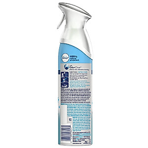 Febreze Air Freshener Heavy Duty Spray, Odor Fighter, Crisp Clean, 8.8 oz (Pack of 6)