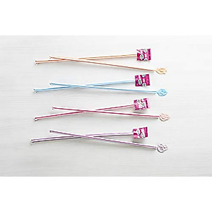 Pixy Stix Candy Filled Fun Straws, Grape, Maui Punch, Cherry & Orange Flavors, 0.42 oz (Pack of 85)