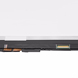 LCDOLED Replacement for Lenovo Yoga 710-15ISK 710-15IKB 80V5 80U0 15.6 inches FullHD 1080P IPS LCD Panel Touch Screen Digitizer Assembly with Bezel (ONLY for 30 Pins Connector)