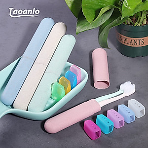 Travel Toothbrush Case, Breathable Toothbrush Travel Containers, Portable Protective Toothbrush Holder Case for Travel, Camping, School, Home, Gym, Vacation (13 Packs)