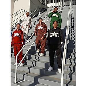 Sunwittafy Y2k Hoodie Men Women Zip Up Letter Print Hoodie Vintage Oversized Sweatshirt Grunge Harajuku Jacket Streetwear